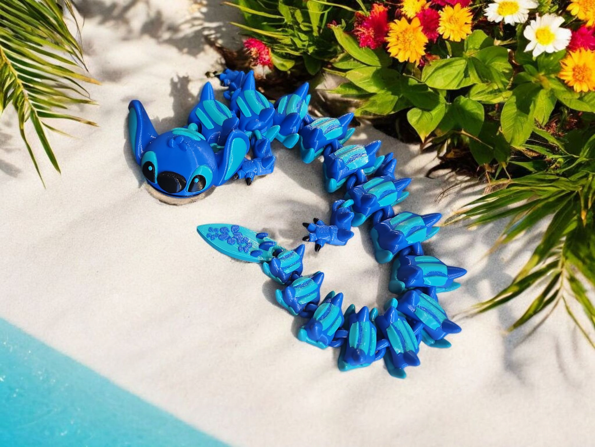 3D Printed Stitch dragon – 3D Critters and Creations
